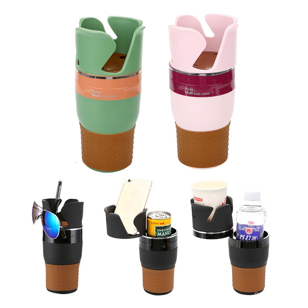 Auto Organizer Multi Storage Case Coffee Cup Stand Phone Sunglasses ...