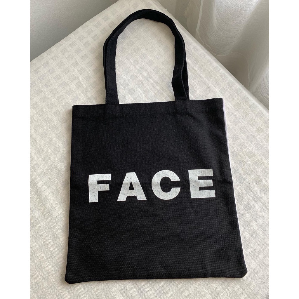 กระเป๋าแคนวาส Converse x Facetasm tote bag-ของมือสอง - ensign_and ...