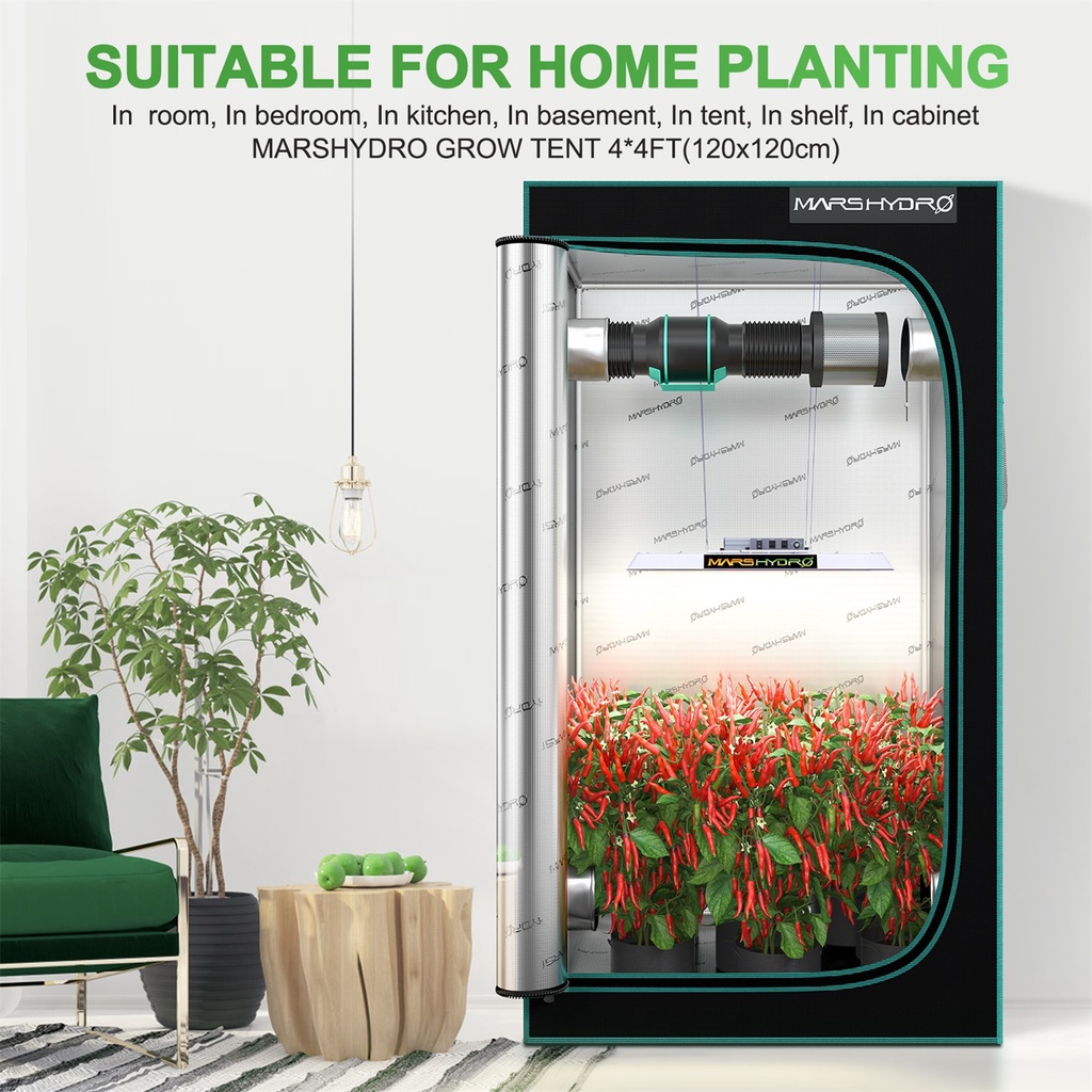 Hot Saleส่งฟรีNew Version 2022 Mars Hydro TS 3000 LED Full Spectrum Hydroponic LED Grow Light ไฟ ...