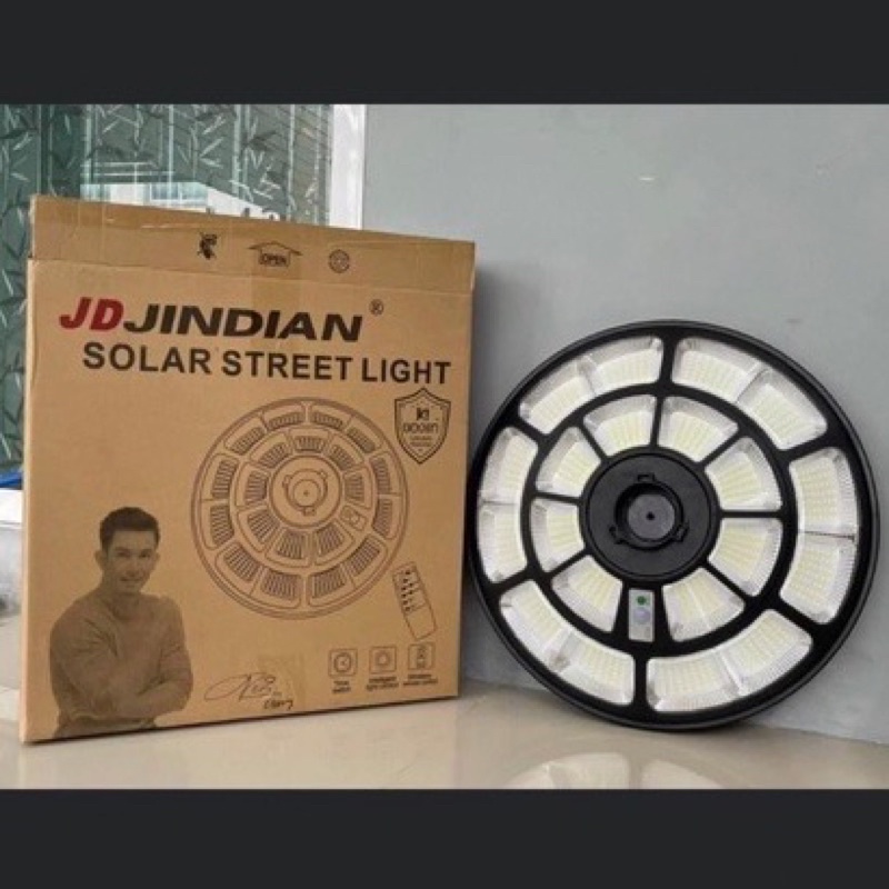 พร้อมส่ง ล็อตใหม่ JD JINDIAN เเท้ 200000W โคมไฟถนนโซล่าเซลล์ UFO Solar Light ไฟจานบิน พลังงานแสง ...