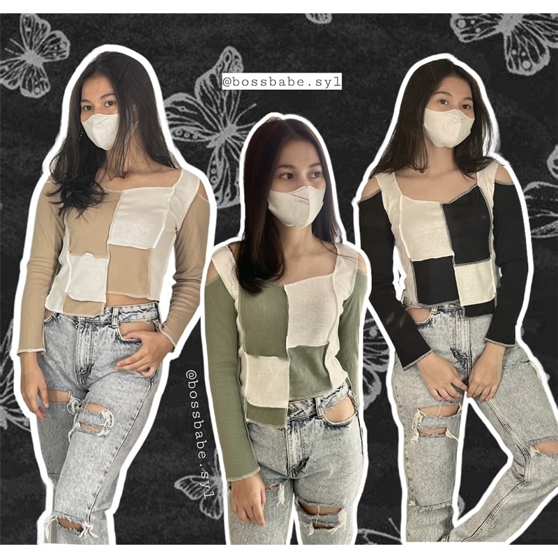 à¹€à¸ªà¸·à¹‰à¸­à¹ à¸‚à¸™à¸¢à¸²à¸§ Colorblock TWO One à¸ªà¸­à¸‡à¸«à¸™à ...