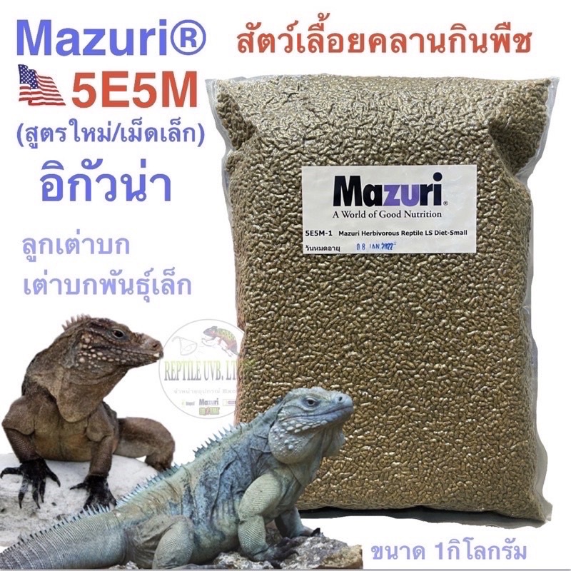 อาหารอิกัวน่า Mazuri® 5E5M Herbivorous Reptile Diet LS | Shopee Thailand