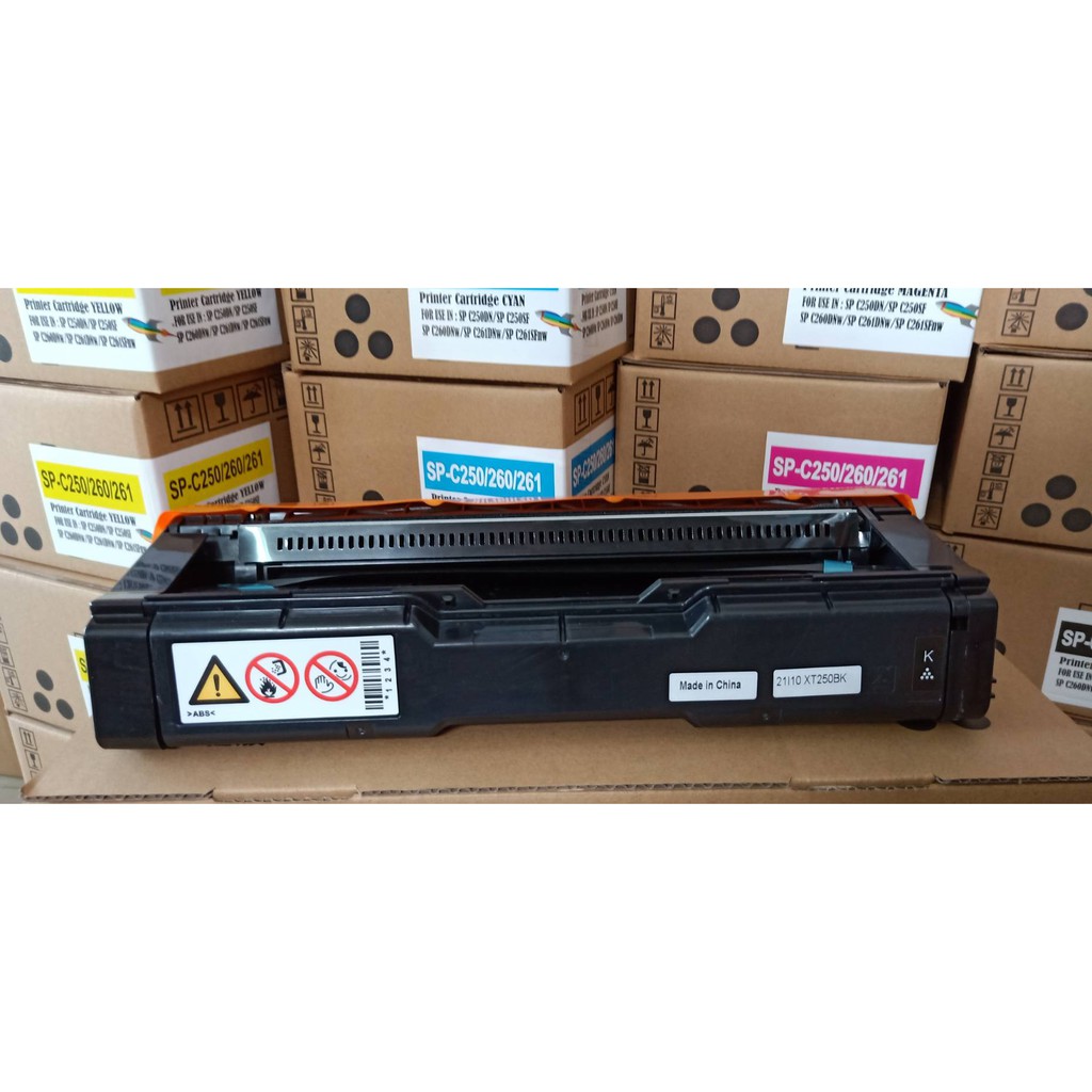 ตลับหมึกพิมพ์ เทียบเท่า Ricoh SP C250 C260C261ใช้สำหรับเครื่องพิมพ์ ...