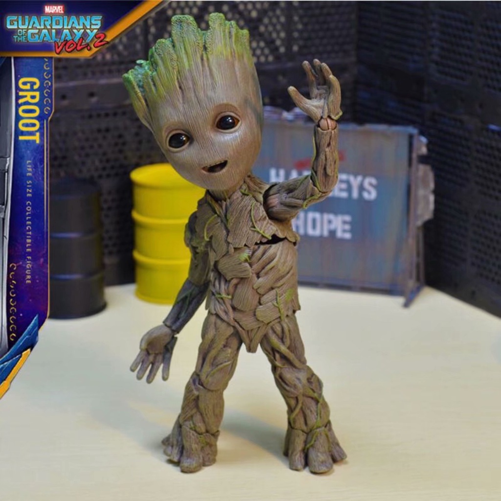 ดิ อเวนเจอร์สHot Toys 1:1 Marvel Guardians of The Galaxy Groot Avengers ...