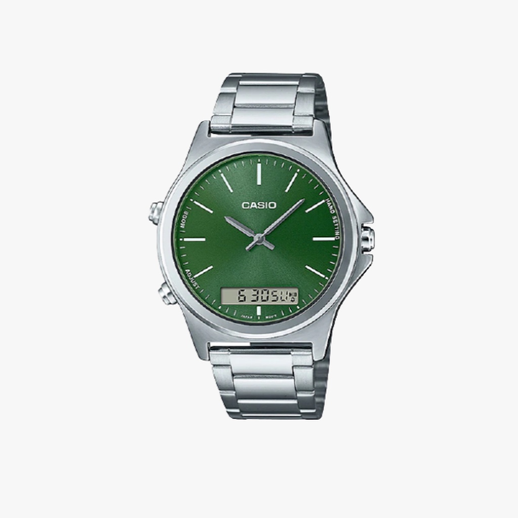 Casio นาฬิกาข้อมือผู้ชาย Casio Standard Silver รุ่น MTP-VC01D-3EUDF ...