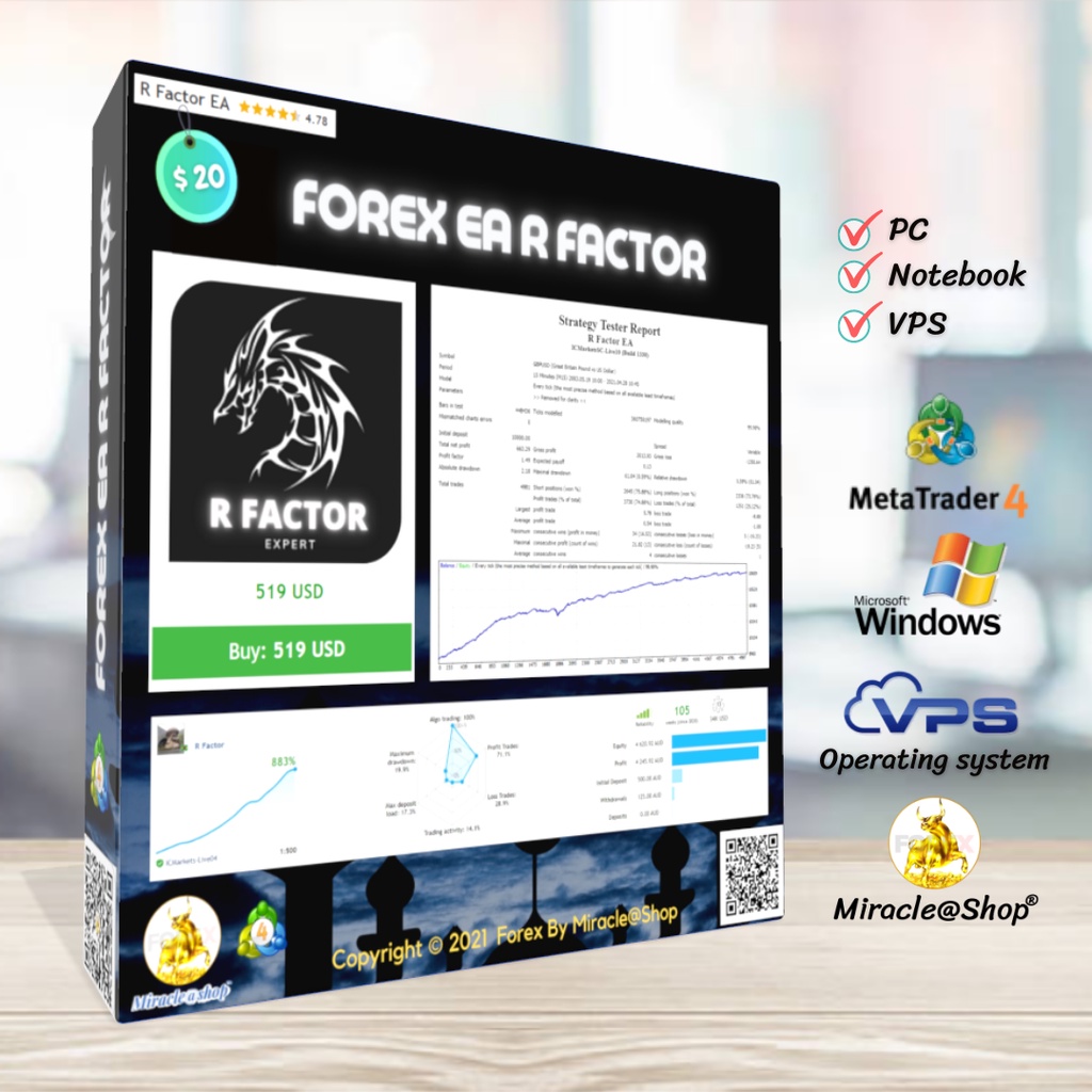 โปรแกรมเทรด EA Forex Ultron Lite v3.7 2020 MT4 - teklacha - ThaiPick