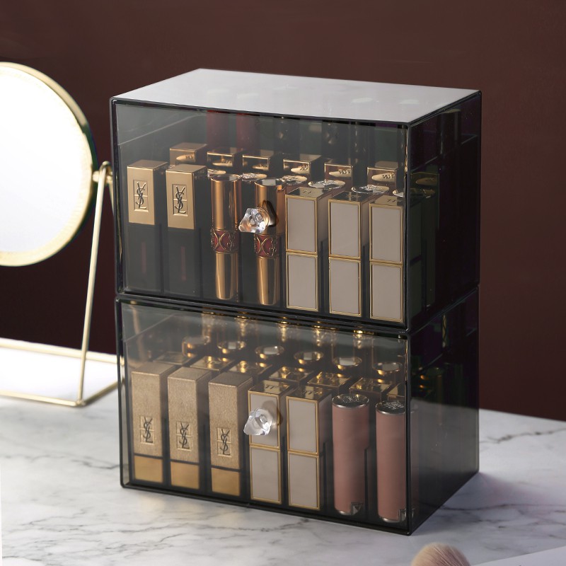 Cosmetic storage box พร้อมส่ง กล่องเก็บลิปสติก Sub-Household storage ...