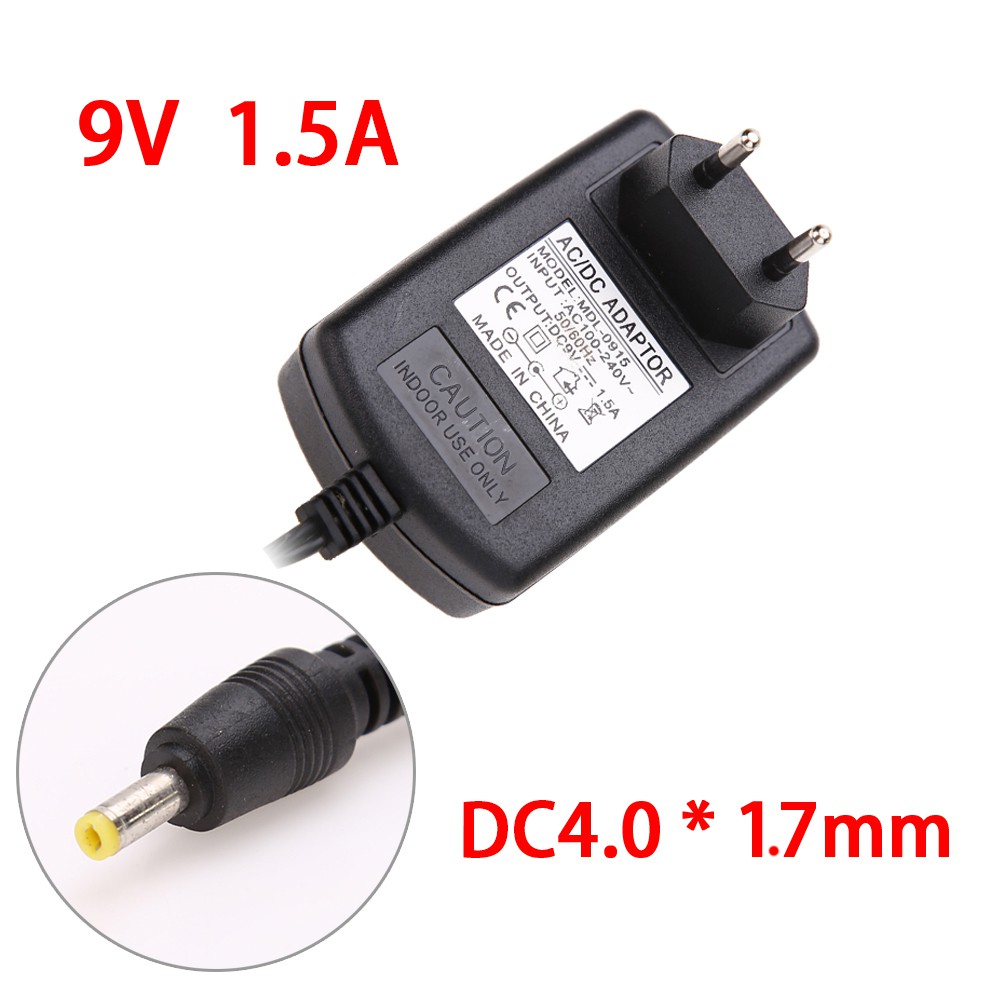 อะแดปเตอร์ AC to DC 9V 1.5 A Switching Power Charger Adapter 4.0 x 1.7 ...