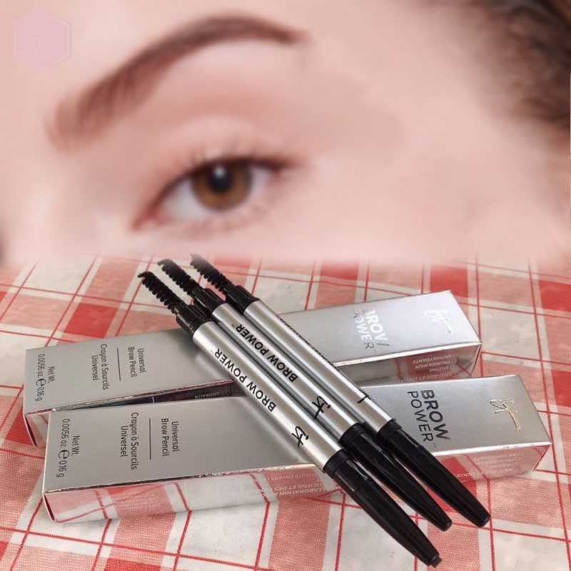 Double-head Automatic Rotating Eyebrow Pencil Waterproof And Sweat-proof Makeup Pencil Japanese ...