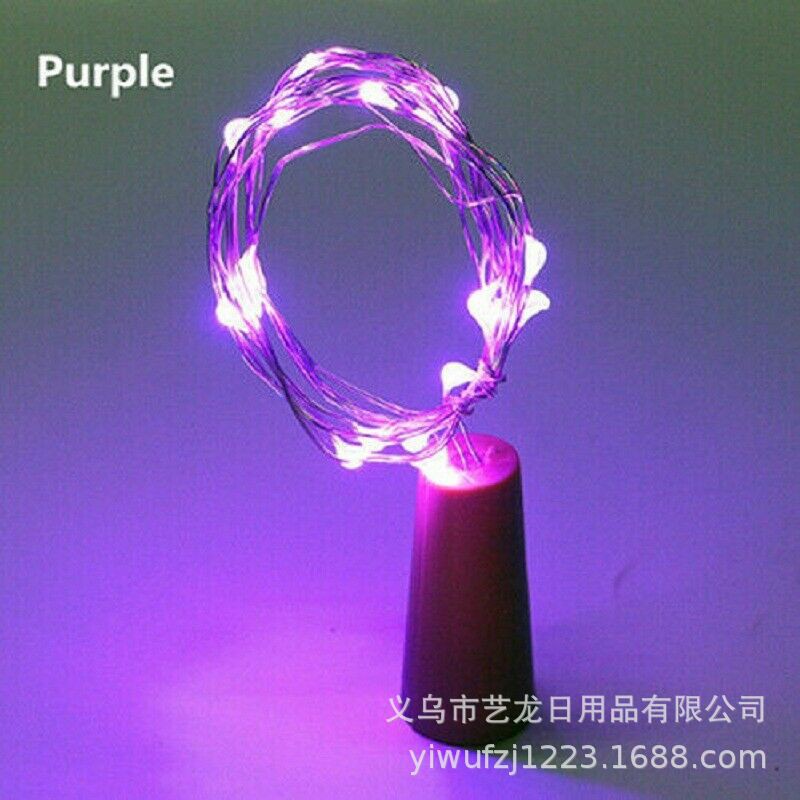 หลอด led๑Amazon Explosive LED Red Wine Cork Light String ลวดทองแดงสายไฟ ...
