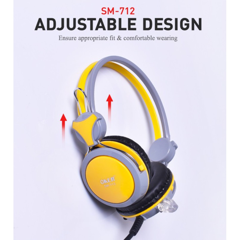 OKER หูฟังครอบหู Headset รุ่น SM-712 - jonezeerrangsit - ThaiPick