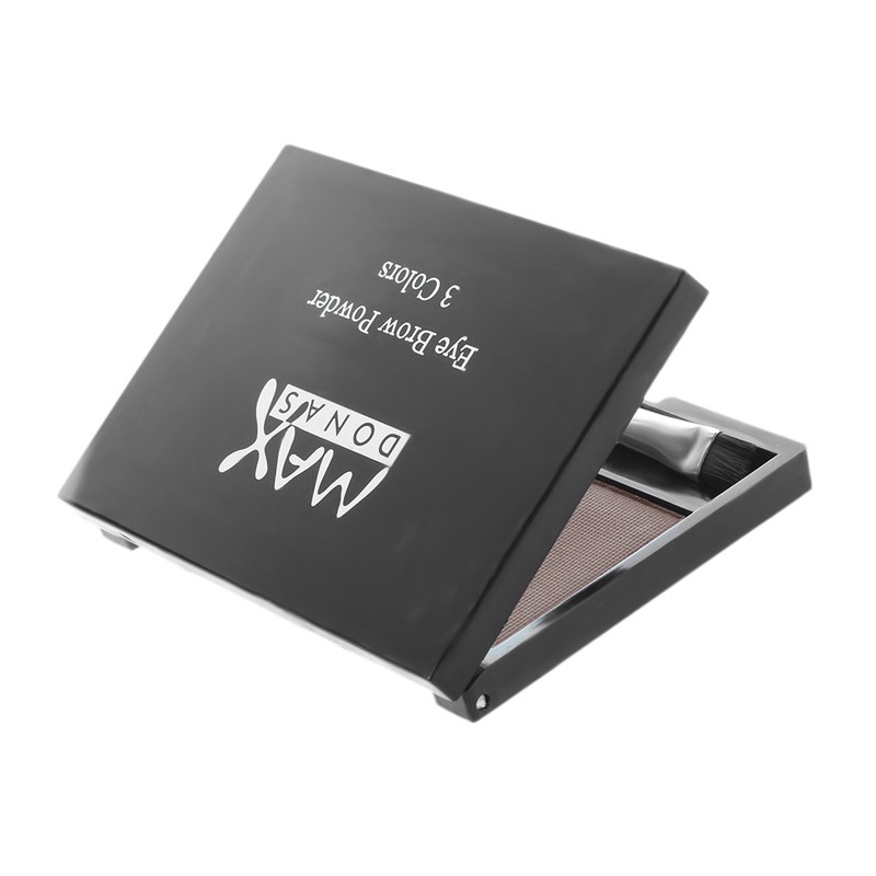 MAX DONA Eyebrow Powder Eye Brow PaletteCosmetic Kit With 3 ...
