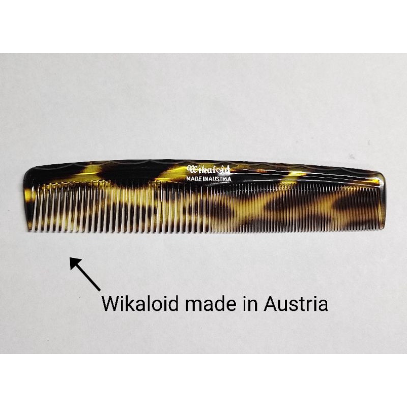 หวีลายกระ Wikaloid Made In Austria แบบถี่ ห่าง พกพาง่าย Ajshop2605