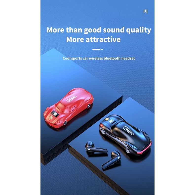 Cool Sports Car TWS Headset Wireless Headphones In-Ear Smart Touch ...