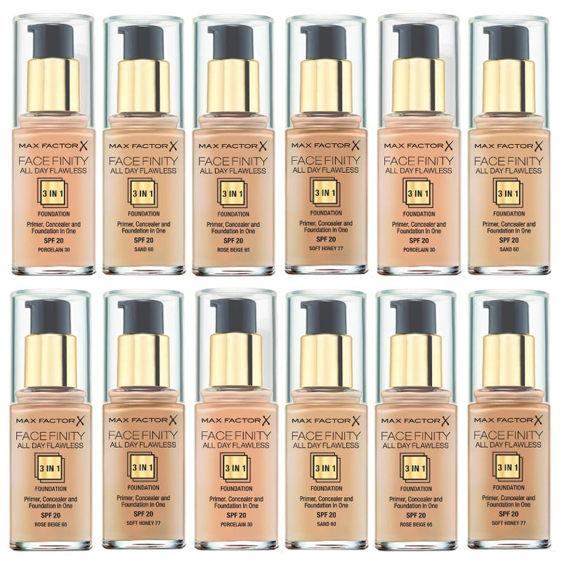 Max Factor X Face Finity All Day Flawless 3 In 1 xFJX | Shopee Thailand