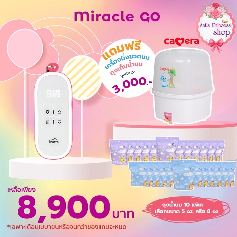เครื่องปั๊ม Brusta M2PP Miracle X Miracle Go (ทักแชทส่งฟรี มีส่วนลด มี ...