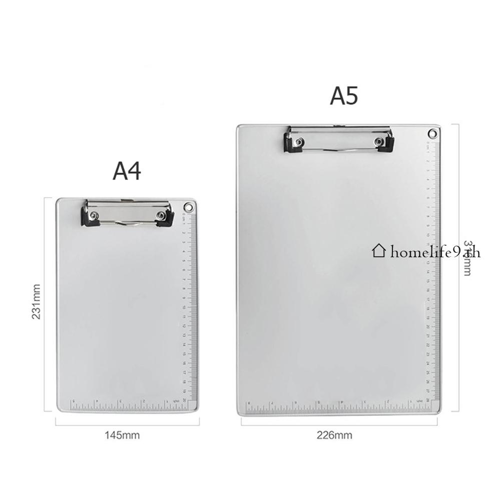 trumanss* Aluminum Alloy Clipboard Writing Board Clip File Folder ...