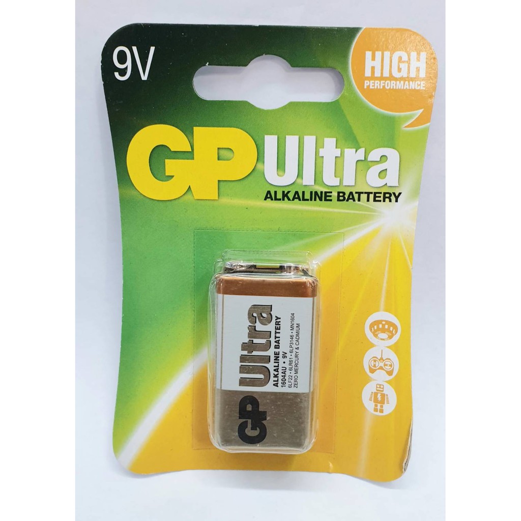 ถ่าน Gp Alkaline 9V จำนวน 1 ก้อน ของแท้ ของใหม่ | Shopee Thailand
