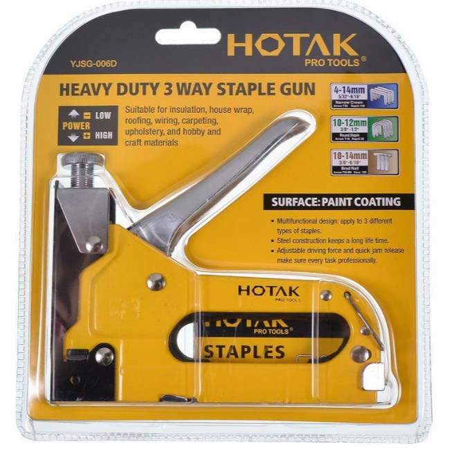 HOTAK PRO TOOL 3-Way Staple Gun เครื่องยิงบอร์ด เครื่องยิงลวด ปืนยิง ...
