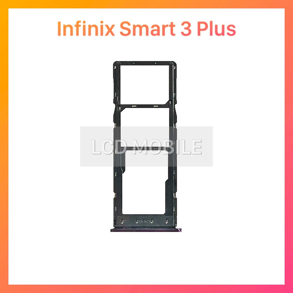 ถาดใส่ซิมการ์ด Infinix Smart 3 Plus SIM Cards Tray LCD MOBILE - lcd ...