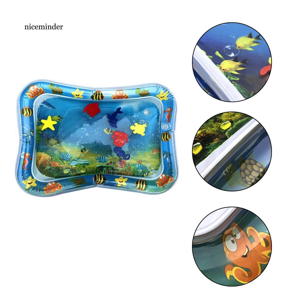 Real stock Inflatable Water Mat Infant Toddler Tummy Time Play Pad ...