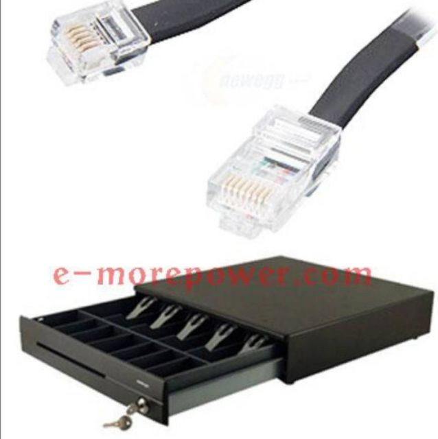 สายลิ้นชักเก็บเงินPosiflex CR-3100 Cd-101A Multipro cash drawer cable ...