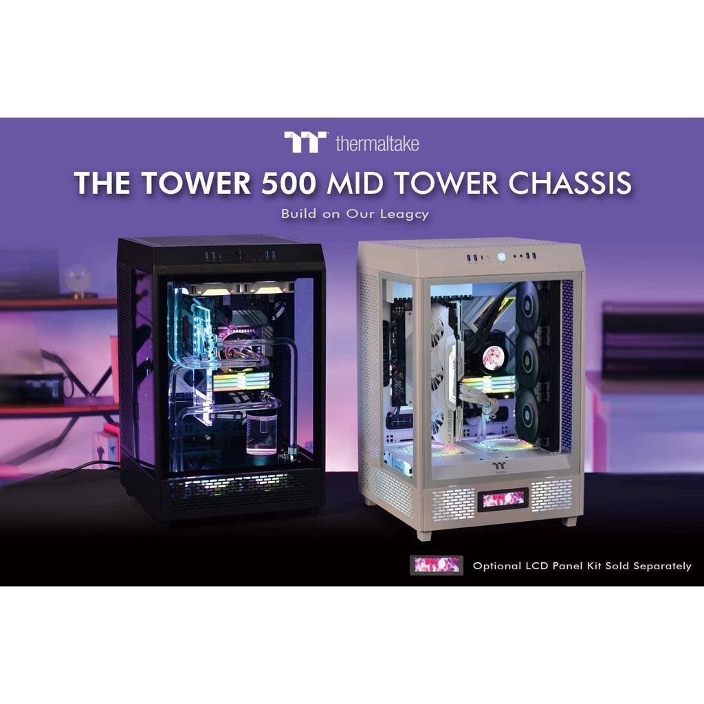 CASE เคส THERMALTAKE THE TOWER 500 SNOWTHE TOWER 500 BLACK The Tower ...