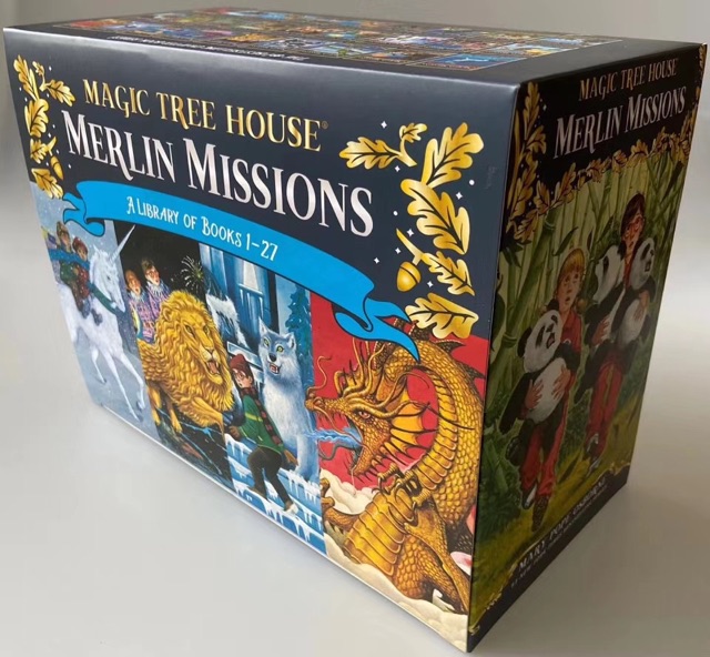 พร้อมส่ง Magic Tree House Merlin Mission 1-27 เล่ม Box Set แถมไฟล์ MP3 ...