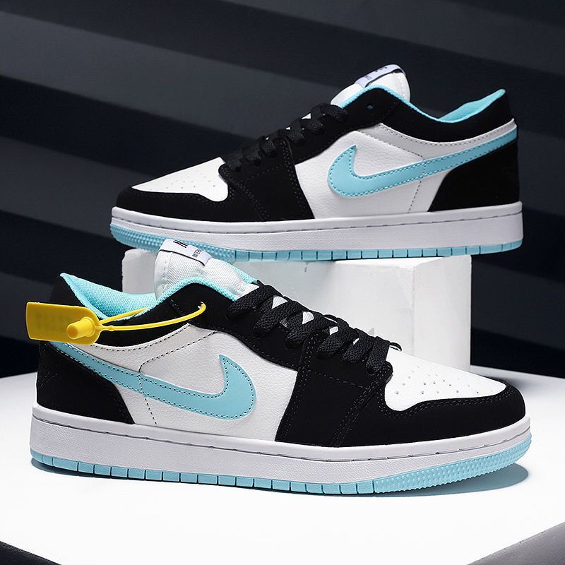 CR-71 Sock Air Jordan 1 top Low Sneakers Men Women kasut kulit aj ...