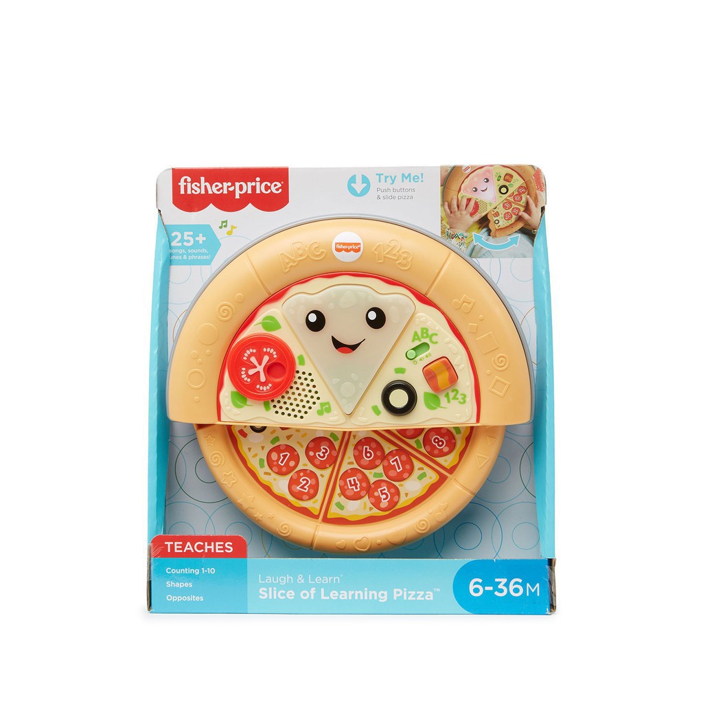 Fisher Price Laugh Learn Slice of Learning Pizza ฟิชเชอร์ไพรซ์ ของเล่น ...