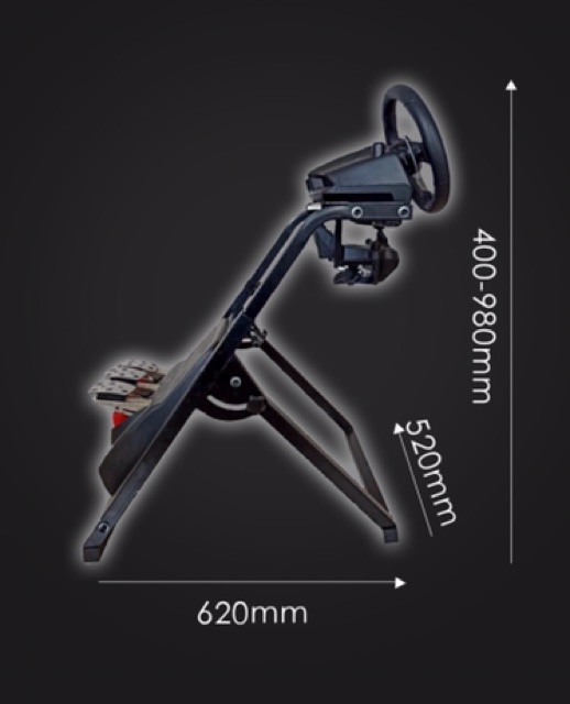 ค็อกพิท ขาตั้งสำหรับจอยพวงมาลัย Half cockpit wheel stand(ไม่รวมจอยพวม ...
