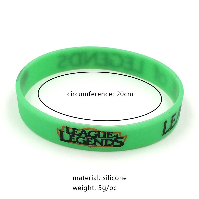 ของเล่นเกม LOL League of Legends Silicone Wristband 7 ชิ้น / ชุด ...
