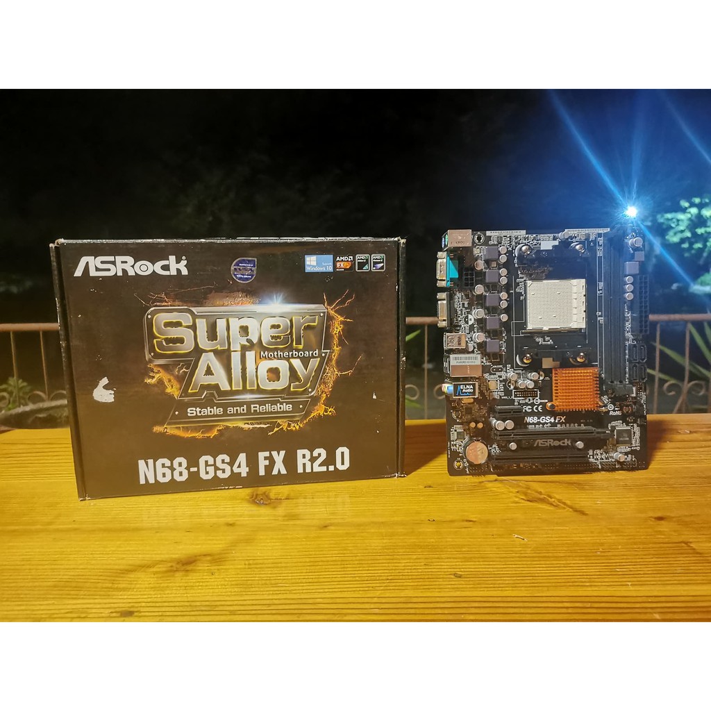 Asrock N68-GS4 FX R2.0 (socket Am3/Am3+) | Shopee Thailand