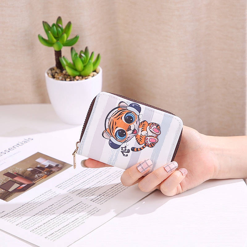 SENSES New Cute Cartoon Card Holder Large-Capacity Wallet Card Holder ...