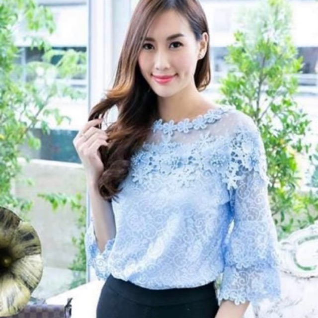 เสื้อลูกไม้ อก40-46 32-36 38 ตัวละ200 - mayvbts - ThaiPick