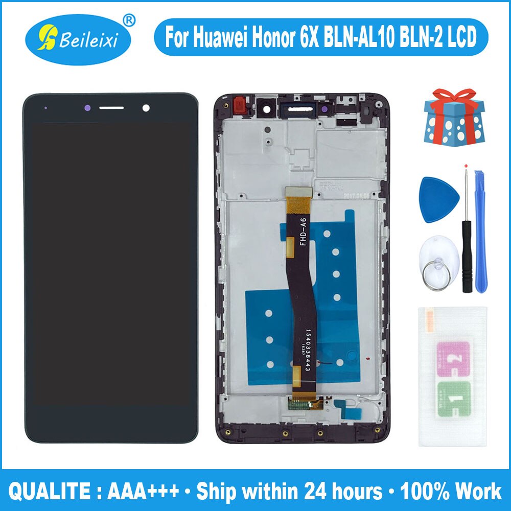 สำหรับ Huawei Honor 6X BLN-AL10 BLN-21 BLN-L22 BLN-24จอแสดงผล LCD ...