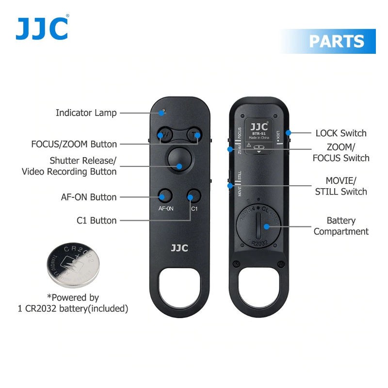 JJC BTR-S1 Bluetooth Wireless Remote เทียบเท่า Sony RMT-P1BT for A9M2 A7SM3 A7RM4 A7C A73 A7IV ...