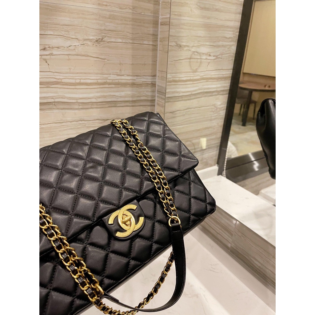 2021 HOT Chanel CHANELCF flip bag hand super good super big name to ...