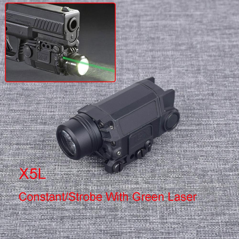 Tactical 2in1 X5L LED Flashlight Constant/Strobe White Light Combo ...