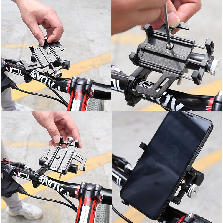 พร้อมส่ง แท่นวางโทรศัพท์อลูมิเนียมอัลลอยด์ 5 กรงเล็บสําหรับจักรยานรถจักรยานยนต์รถจักรยานยนต์รถ ...