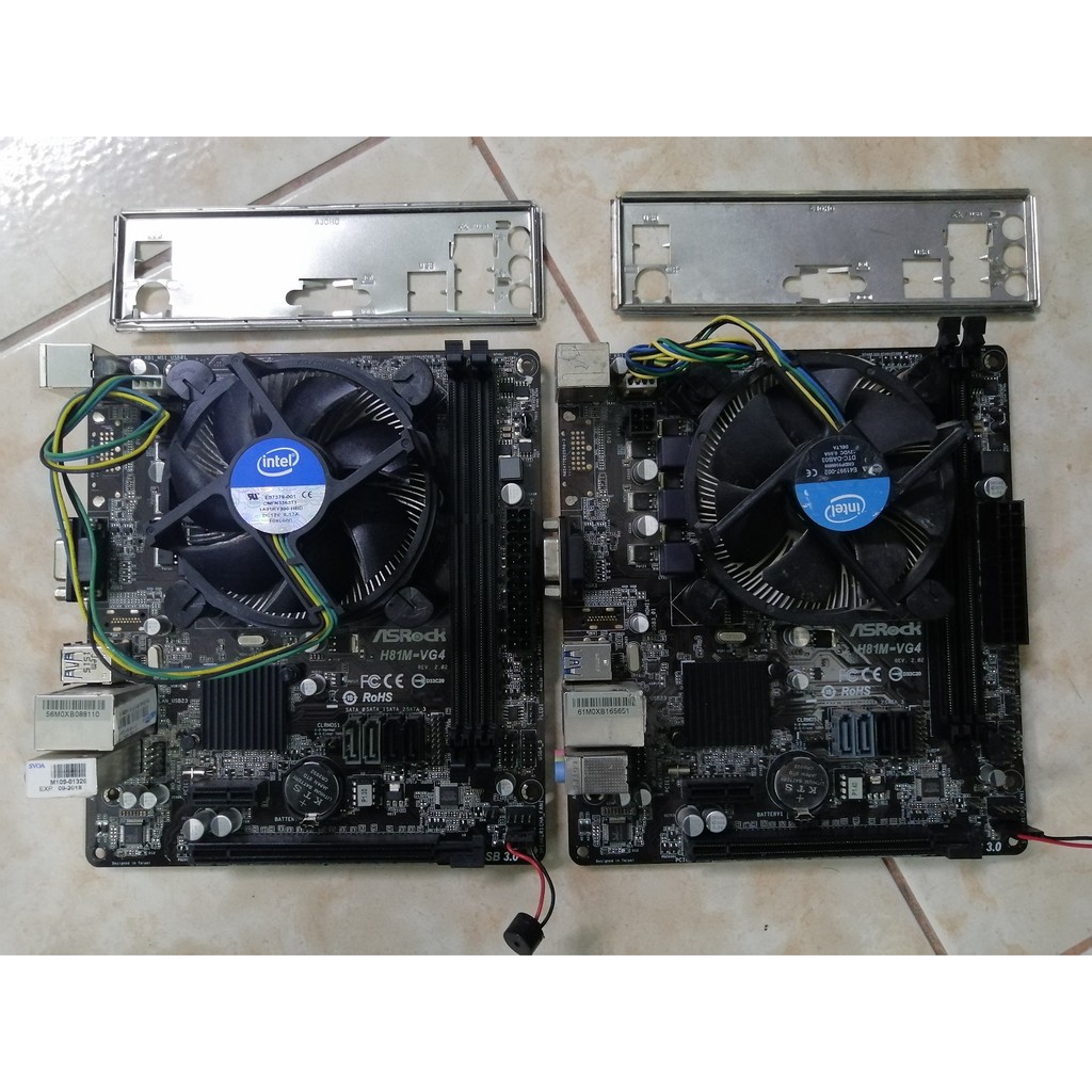 ขายชุด 1150 cpu G1820 2.70 ghz พร้อมบอร์ด asrock H81M-VG4 (มือสอง) - montree_2520 - ThaiPick