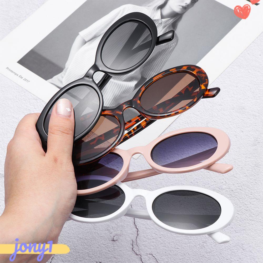 Jonye แว่นตากันแดด UV400 ทรงวงรี กรอบเล็ก สไตล์โกธิคย้อนยุค - jony1.th - ThaiPick