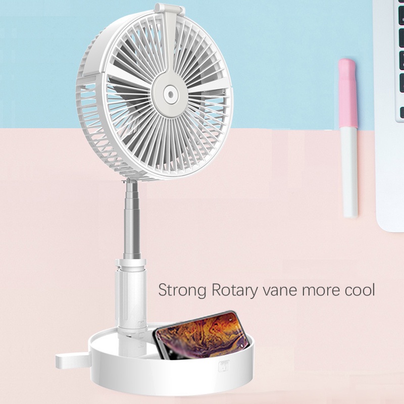 Protable Folding Hydrating Fan Mini Rechargeable Fans Electric Portable ...