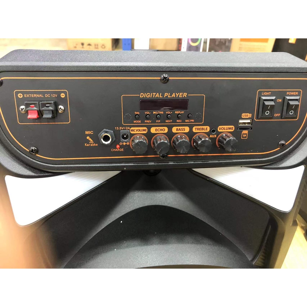 ลำโพงบลูทูธรุ่น MD7-15นิ้วMD7-12นิ้วดอกใหญ่15นิ้ว ตัวใหญ่ มีคันชักและ ...