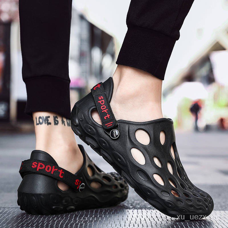 Men Sandals Summer Genuine Leather Roman Sandals Male Casual Shoes ...