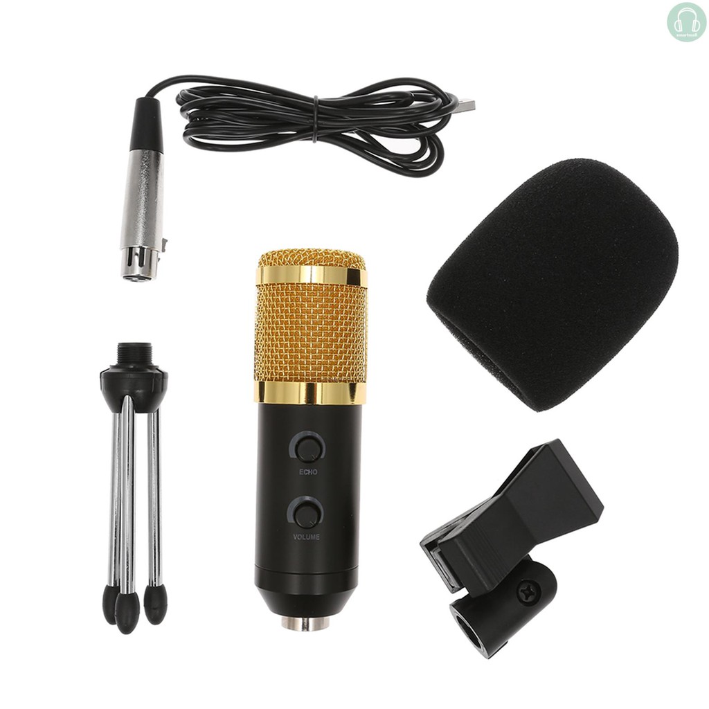 [smart]USB Condenser Microphone USB Record Mic Plug & Play for Home ...