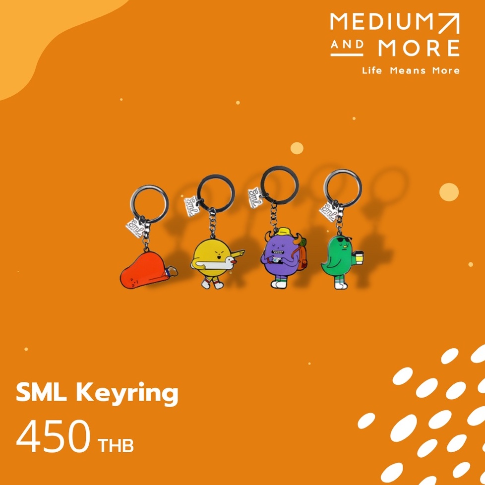 พวงกุญแจ SML KEYRING - medium_and_more - ThaiPick