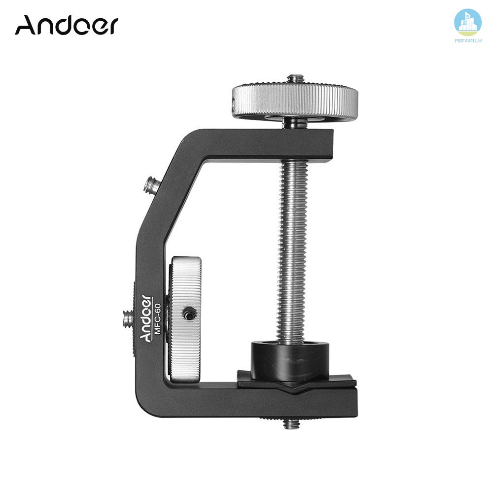 NEW Andoer MFC-60 Heavy Duty Photography Desk Tree Clamp ...
