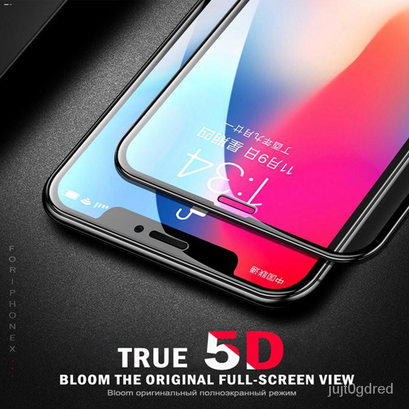 ๑50pcslot 5D Full Gule Tempered Glass For iphone 12 11 Pro Max XS 9H Screen Protector For iPhone ...