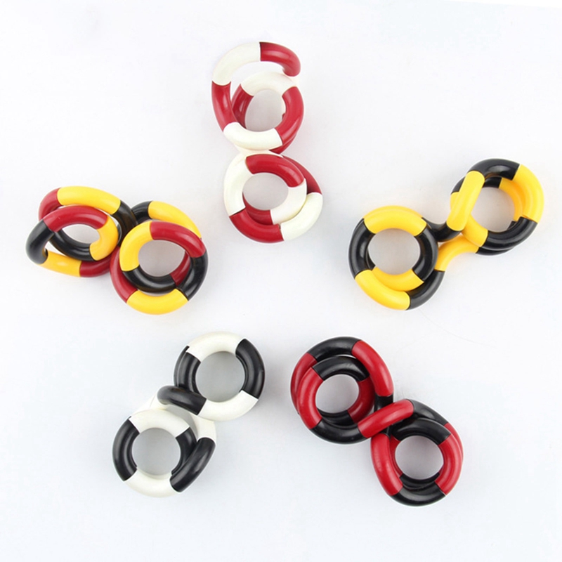 5Pcs Fidget Twister Hand Toys Textured New Relax Unzip Toys Fidget ...